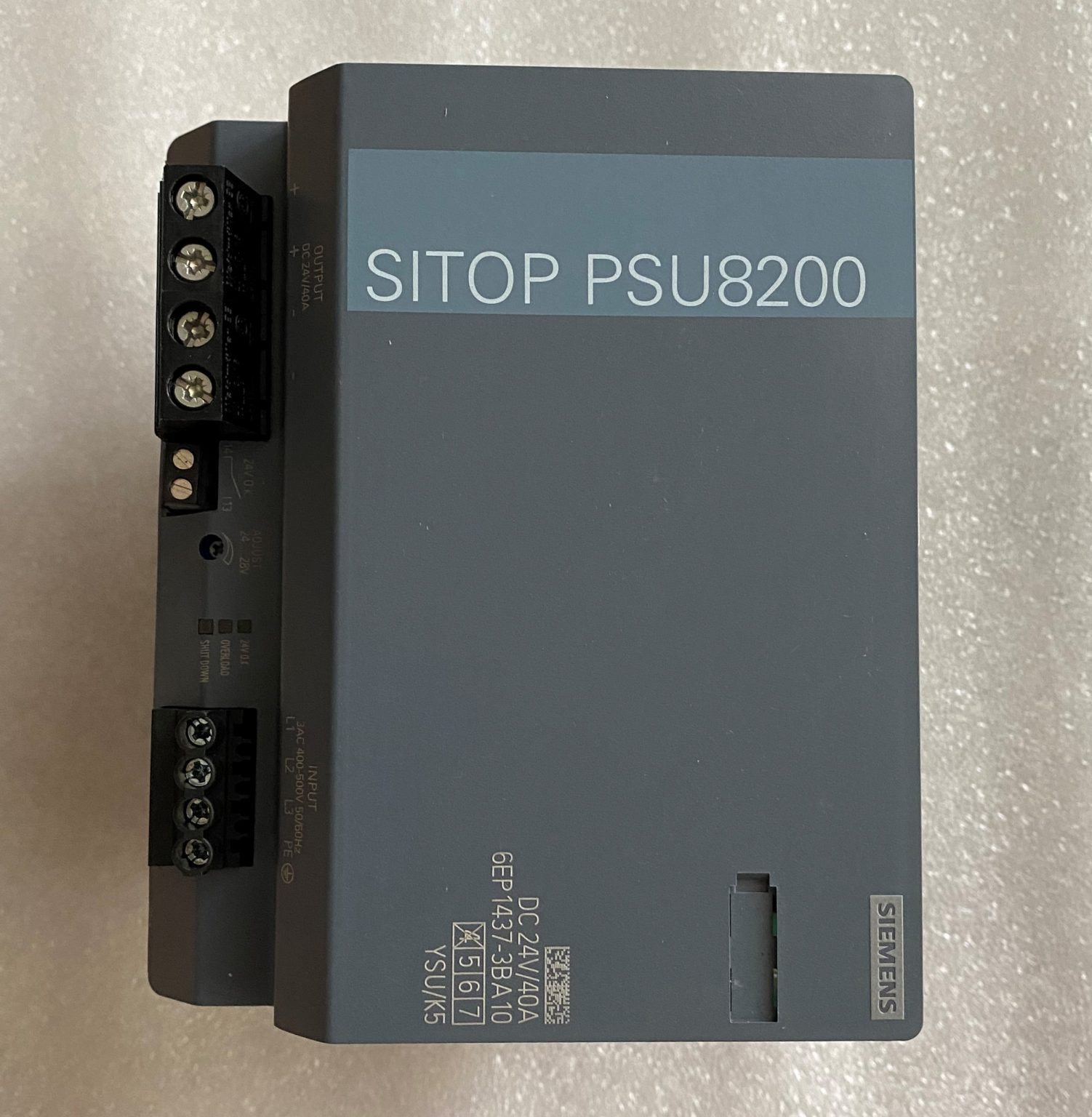 SITOP PSU8200 400V 3AC / 24VDC 40A "6EP1437-3BA10" - SIEMENS CAPACITOR ...